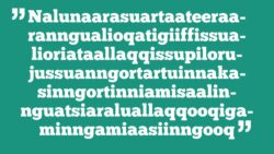 The longest word in the Greenlandic language | Guide to Greenland